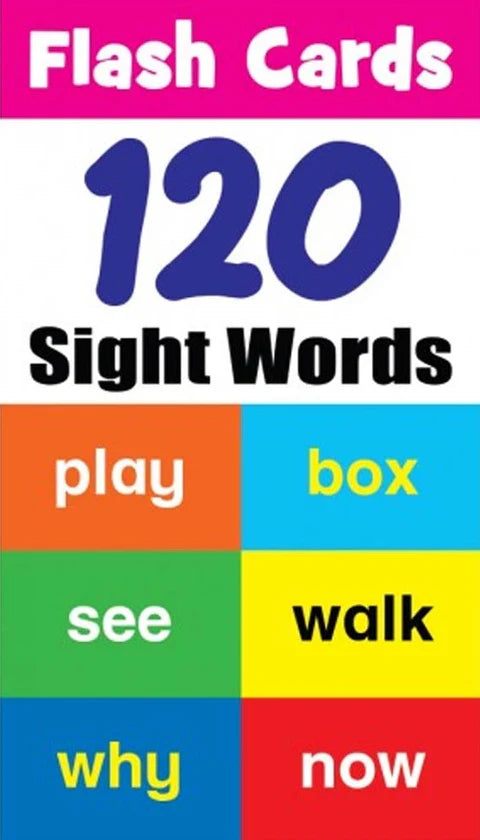 FLASH CARDS 120 SIGHT WORDS