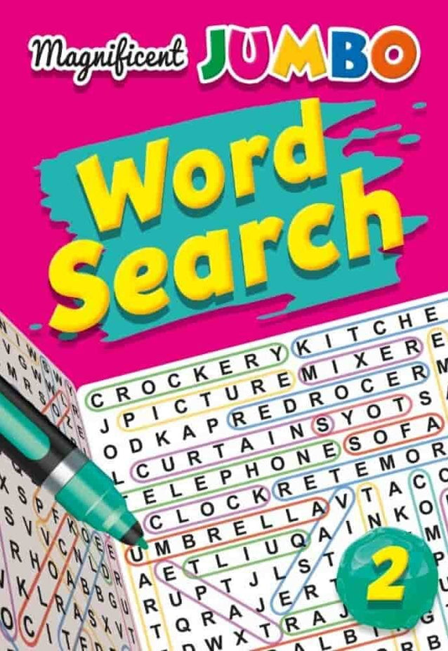 MAGNIFICENT JUMBO WORD SEARCH BOOK 2 - Paramount Books