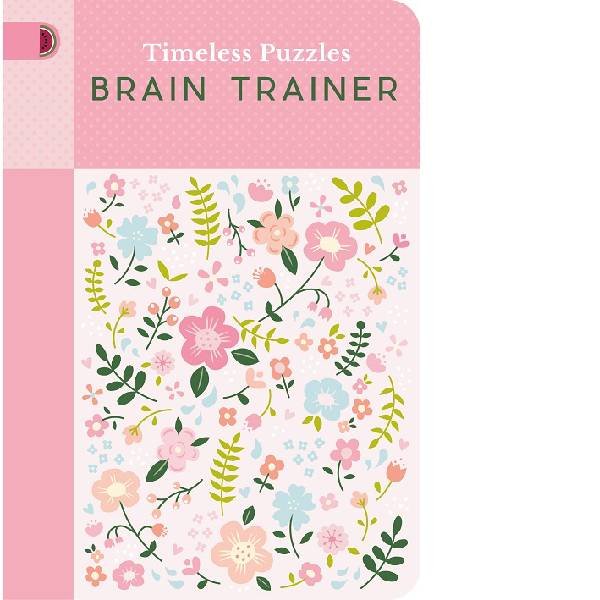 TIMELESS PUZZLES: BRAIN TRAINER (LIGHT PINK) - Paramount Books