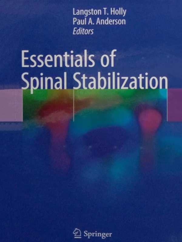 ESSENTIALS OF SPINAL STABILIZATION - Paramount Books