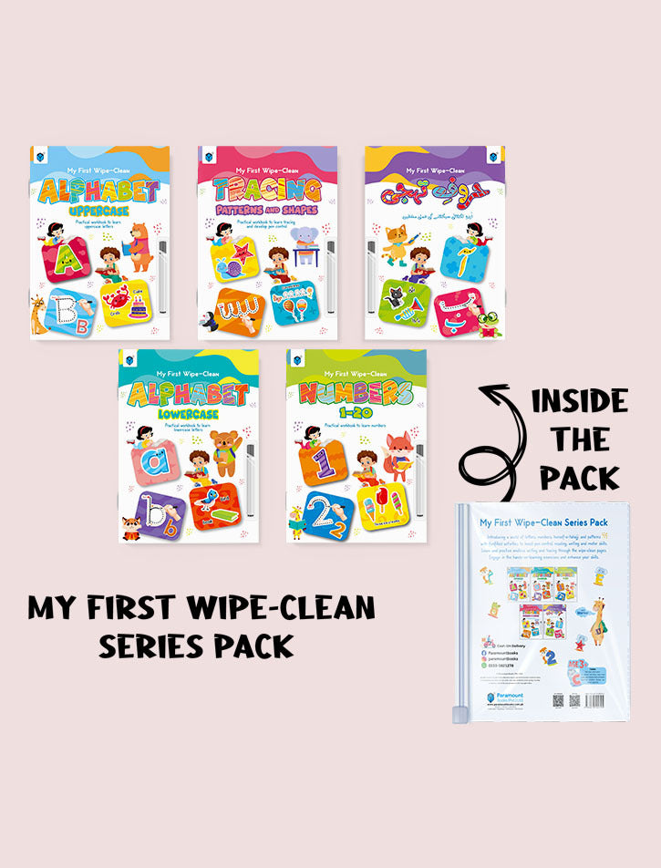 My First Wipe-Clean Series Pack – Fun Practice Set for Kids