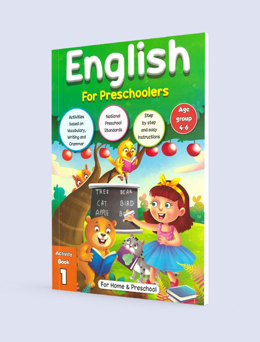 ENGLISH FOR PRESCHOOLERS ACTIVITY BOOK 1 AGE GROUP 4-6 - Paramount Books