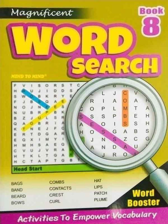 MTM MAGNIFICIENT WORD SEARCH: HEAD START WORK BOOK 8 - Paramount Books