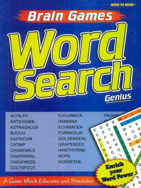 MIND TO MIND BRAIN GAMES: WORD SEARCH GENIUS - Paramount Books
