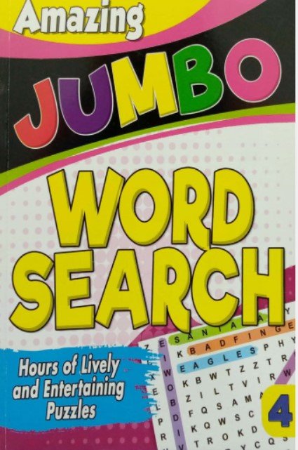 AMAZING JUMBO WORD SEARCH BOOK 4 - Paramount Books