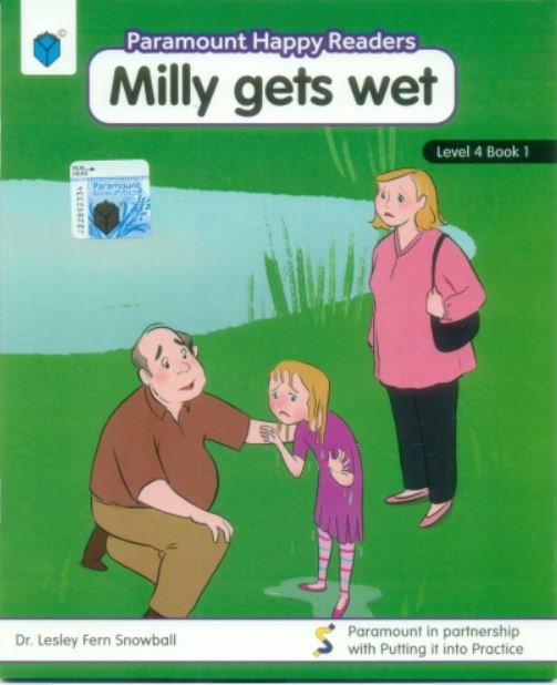 PARAMOUNT HAPPY READERS: MILLY GETS WET L-4 BOOK 1 - Paramount Books