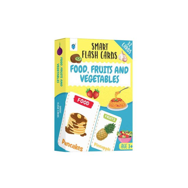 Smart Flash Cards: Food & Fruits for Kids - Paramount Books