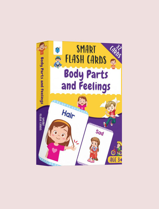 Smart Flash Cards Body Parts & Feelings for Kids - Paramount Books