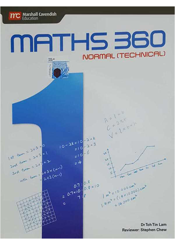 Textbook 1 Normal Technical | MATHS 360 Secondary Book - Paramount Books